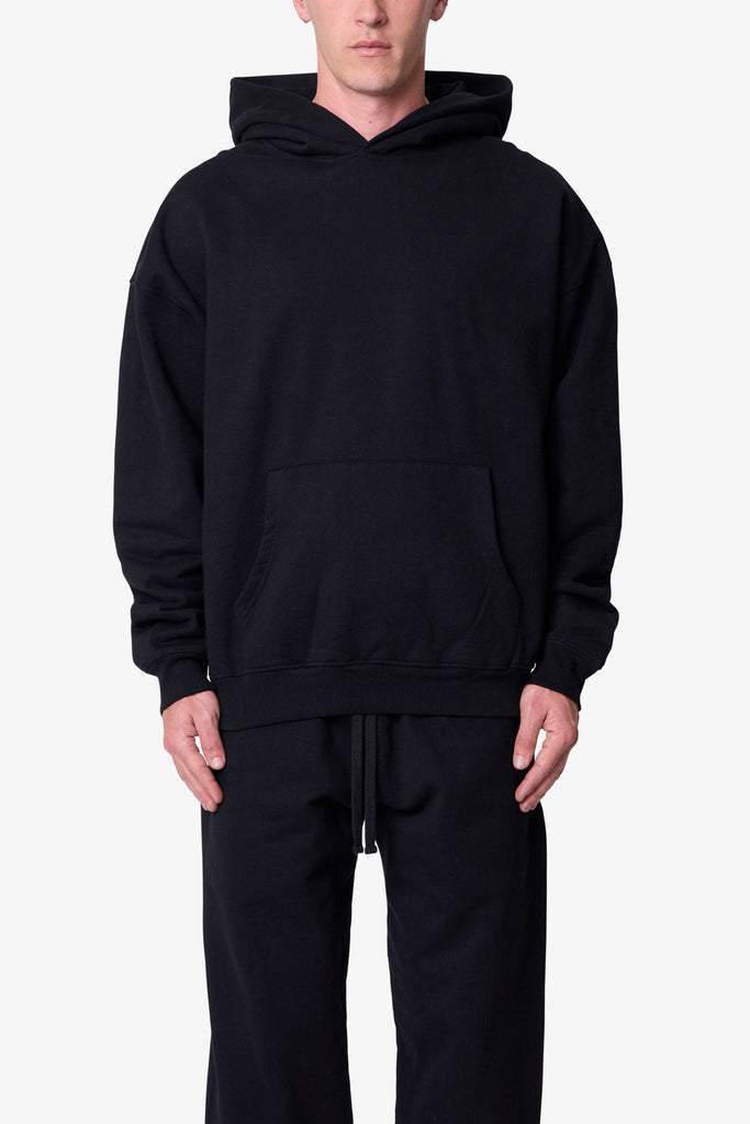 Heavy Basic Hoodie - Black | mnml | shop now