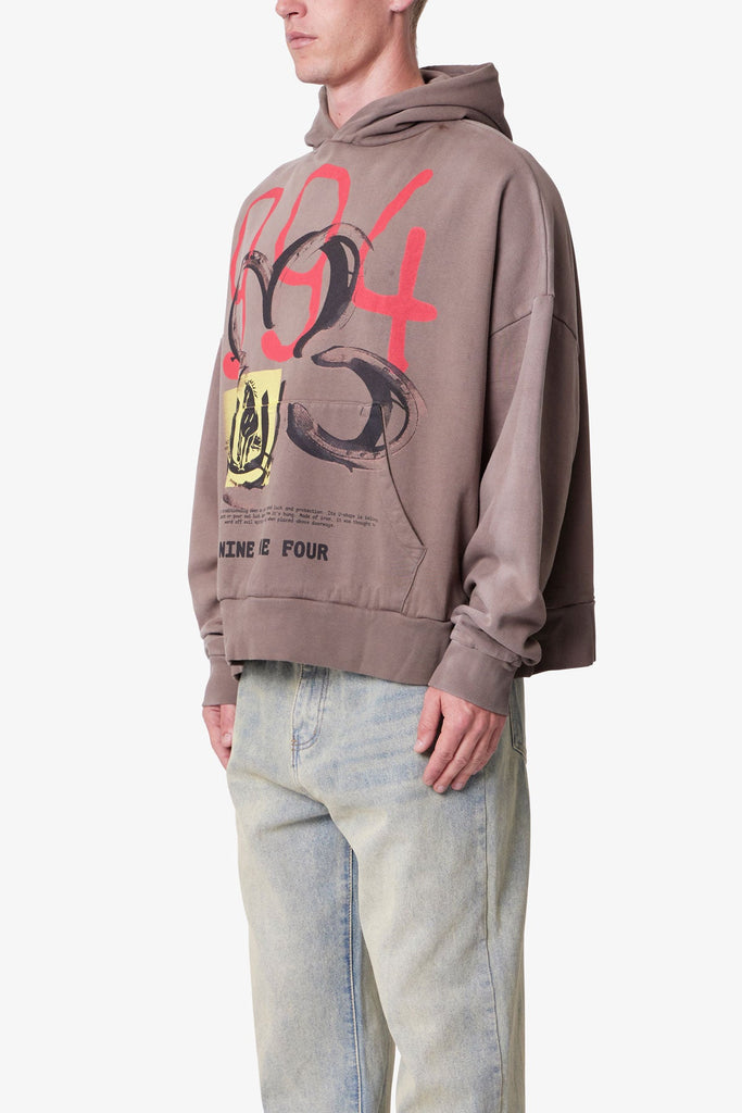 Horseshoe Hoodie - Brown | mnml | shop now