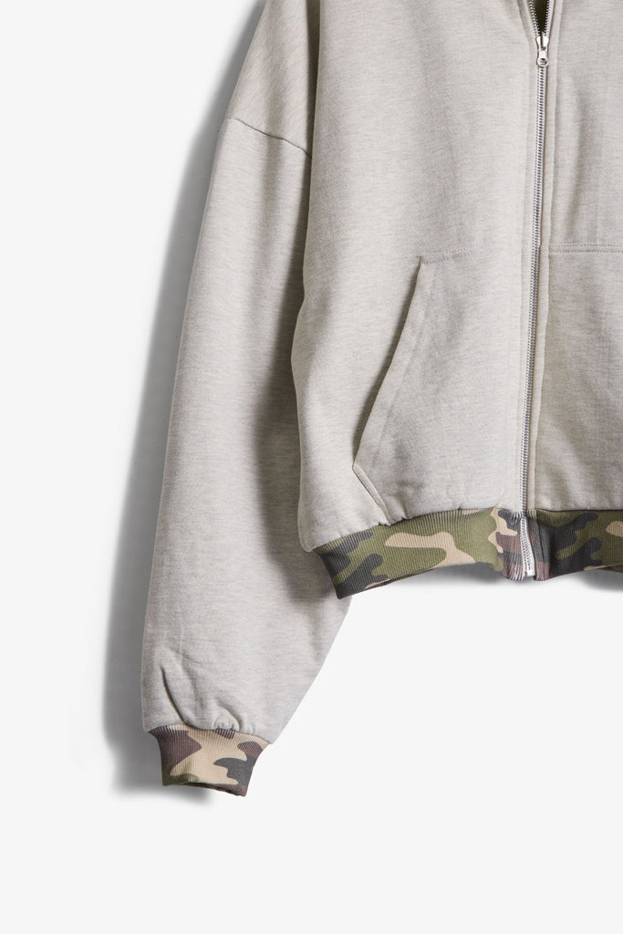 LWH Reversible Hoodie - Heather Grey | mnml | shop now