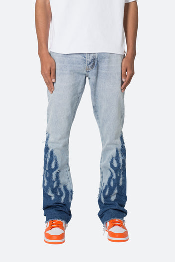 Men's Flared Denim Jeans — mnml