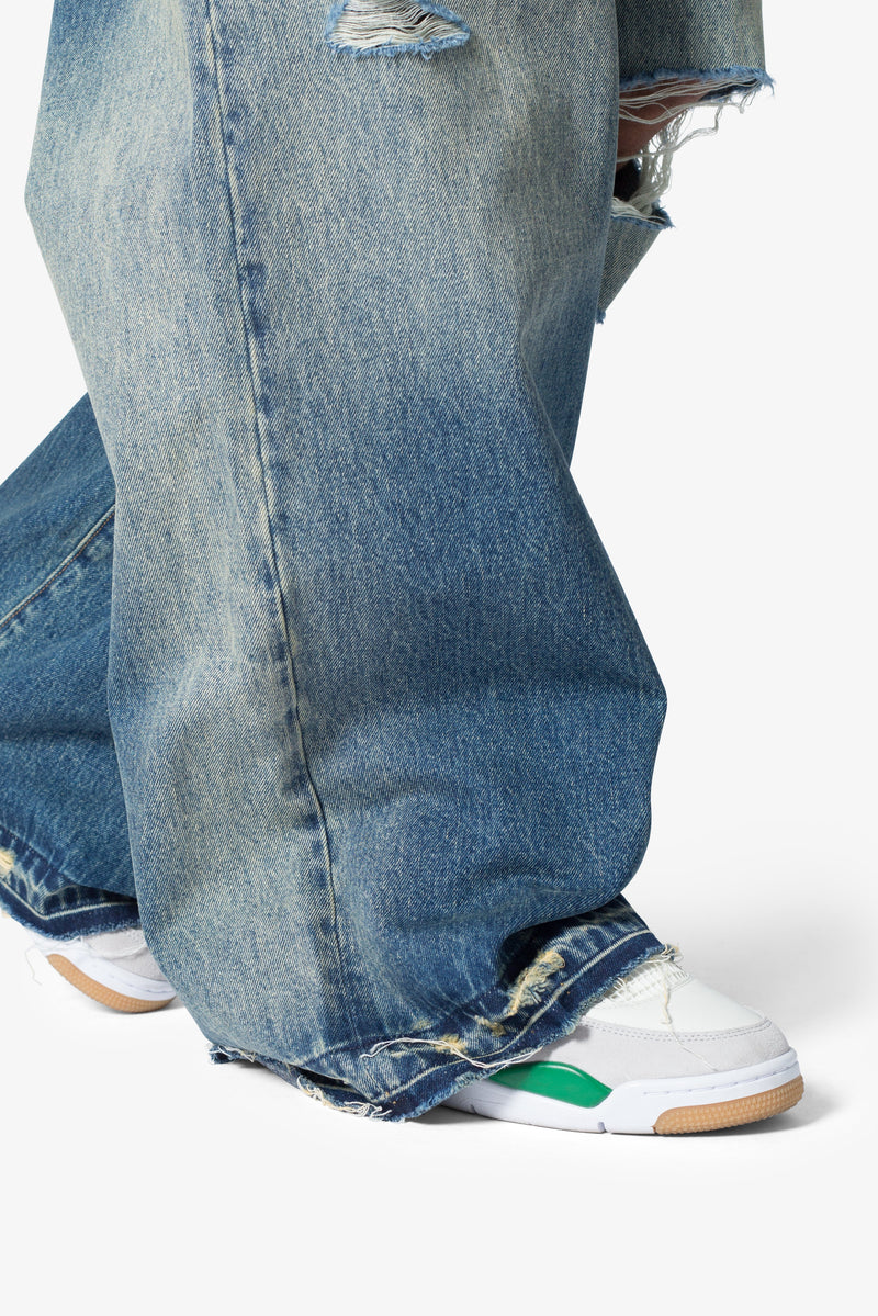 Baggy Rave Denim - Blue | mnml | shop now