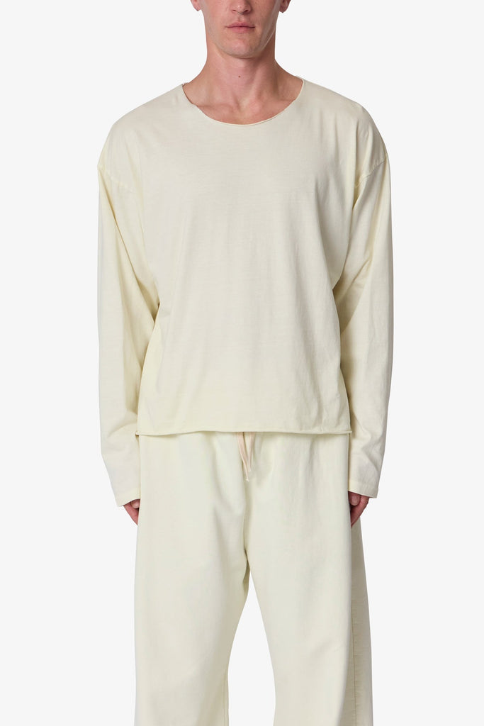 Long Sleeve Tee - Off White | mnml | shop now