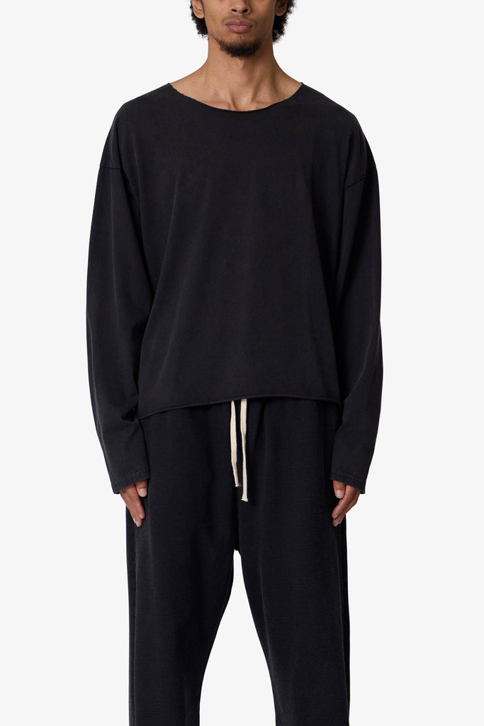 Long Sleeve Tee - Washed Black | mnml | shop now