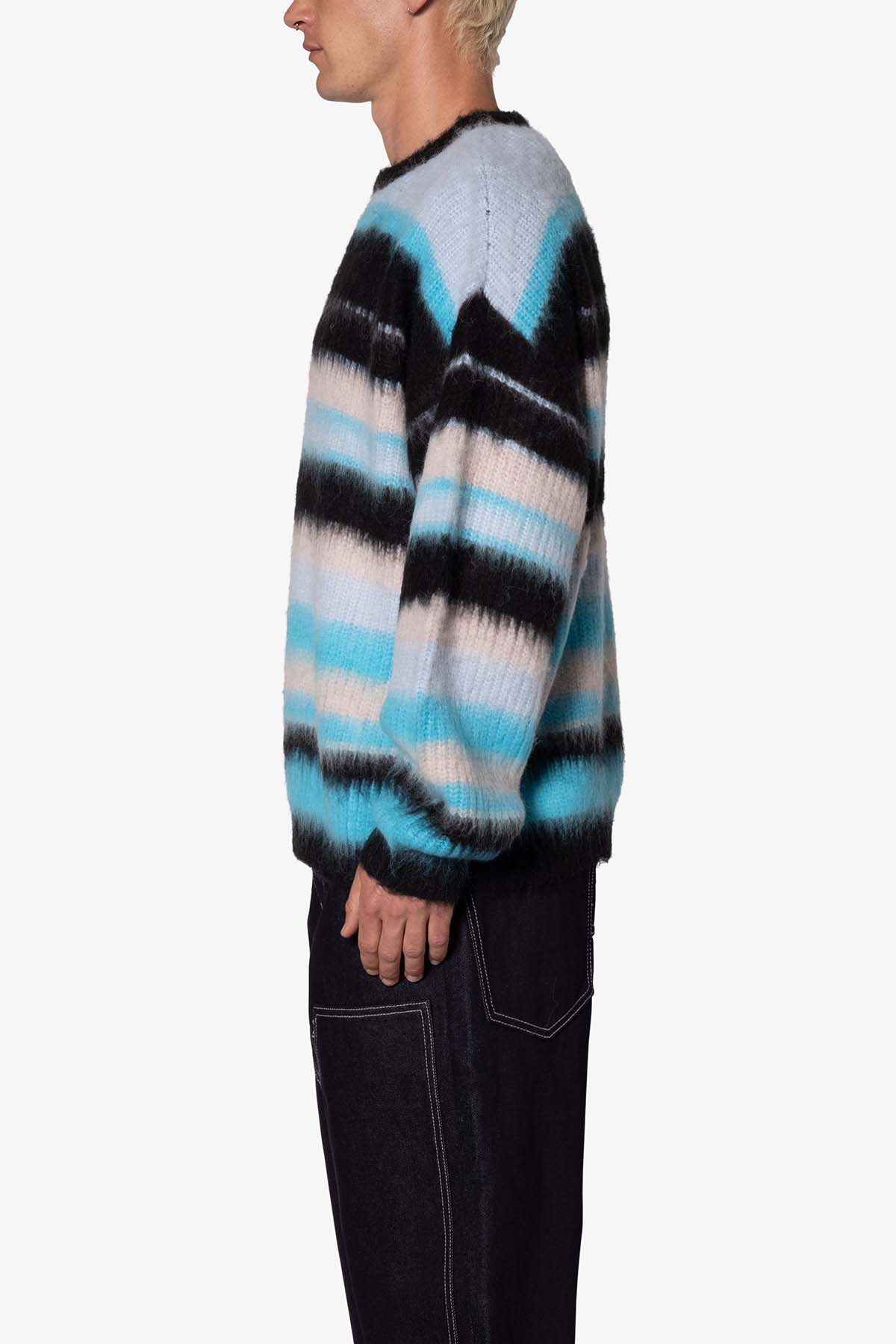 Oversized Blue Water Palette Sweater - Blue | mnml | shop now Oversized Blue Water Palette Sweater - Blue | mnml | shop now