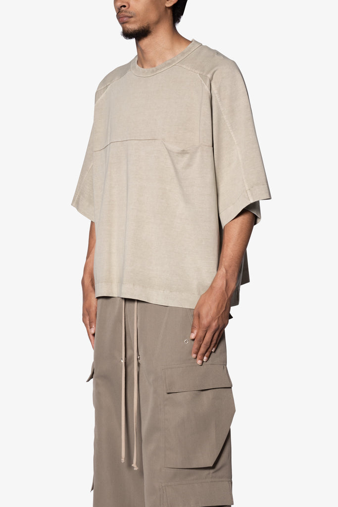 Paneled Hidden Pocket Tee - Washed Earth | mnml | shop now