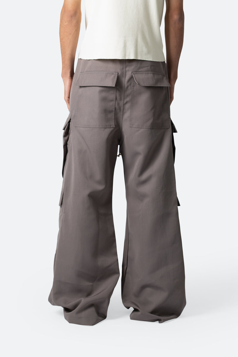 Rave Double Cargo Pants - Dusty Brown | mnml | shop now