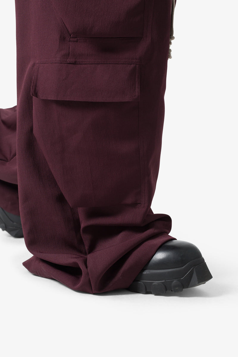 Rave Double Cargo Pants - Plum | mnml | shop now