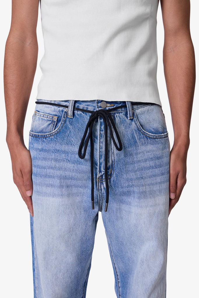 Shoe Lace Belt - Black | mnml | shop now