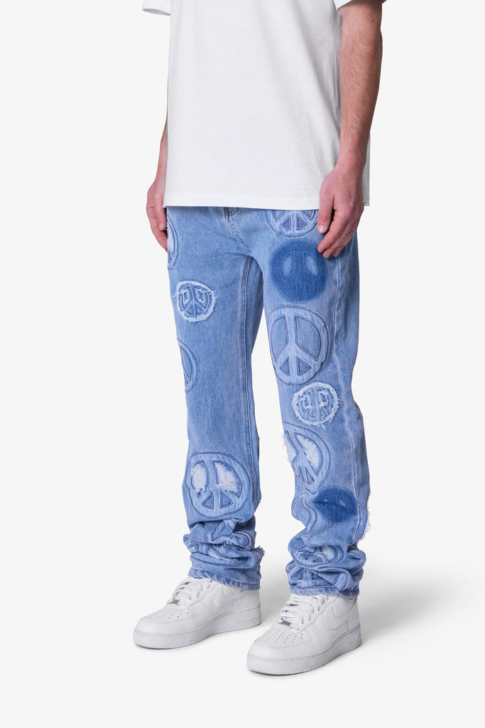 V723 Peace by Peace Denim - Blue | mnml | shop now