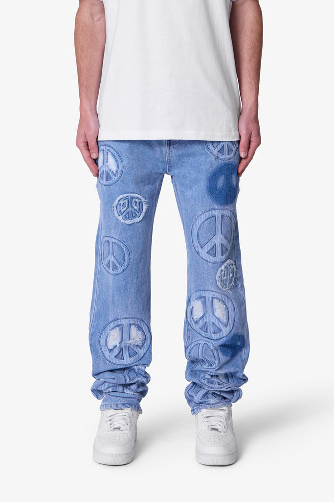 V723 Peace by Peace Denim - Blue | mnml | shop now