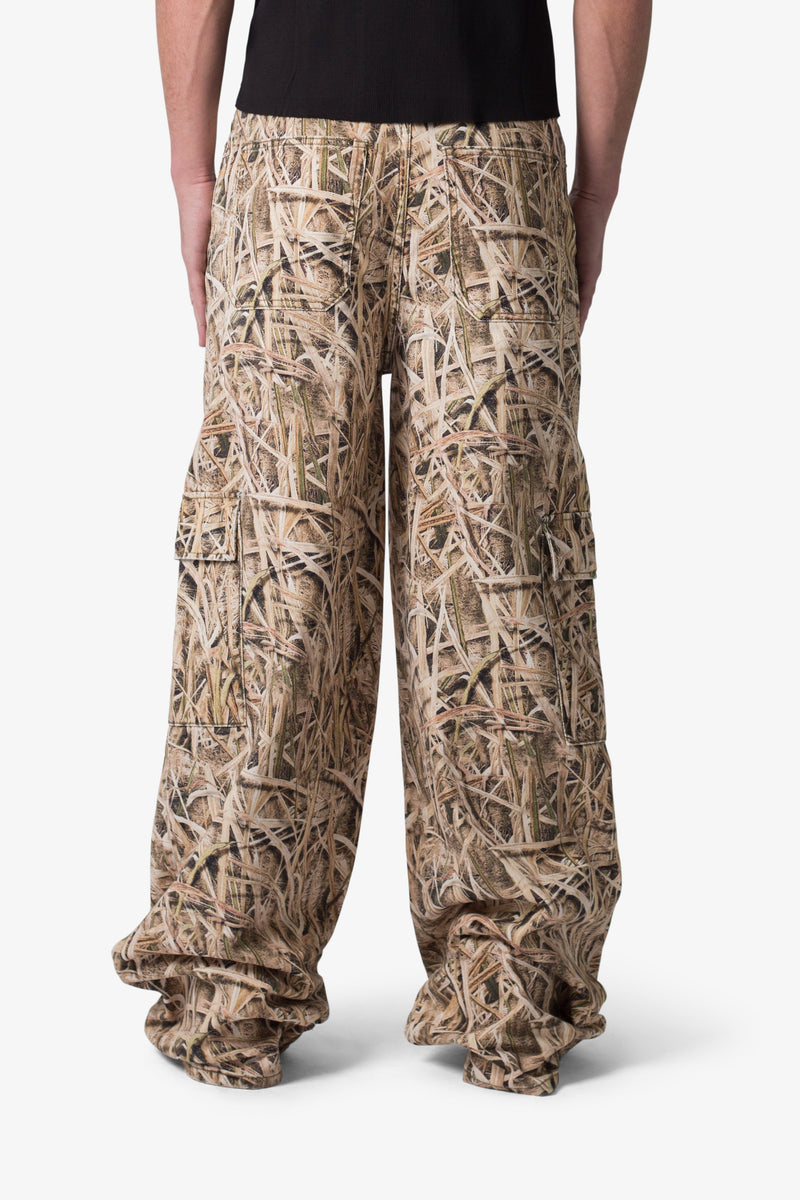Stock-99 Baggy Denim - Grass Camo | mnml | shop now