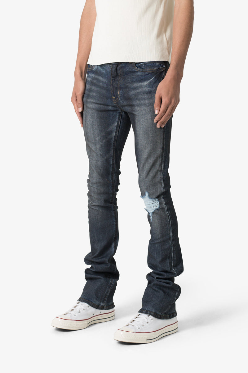X385 Skinny Stacked Denim - Blue | mnml | shop now
