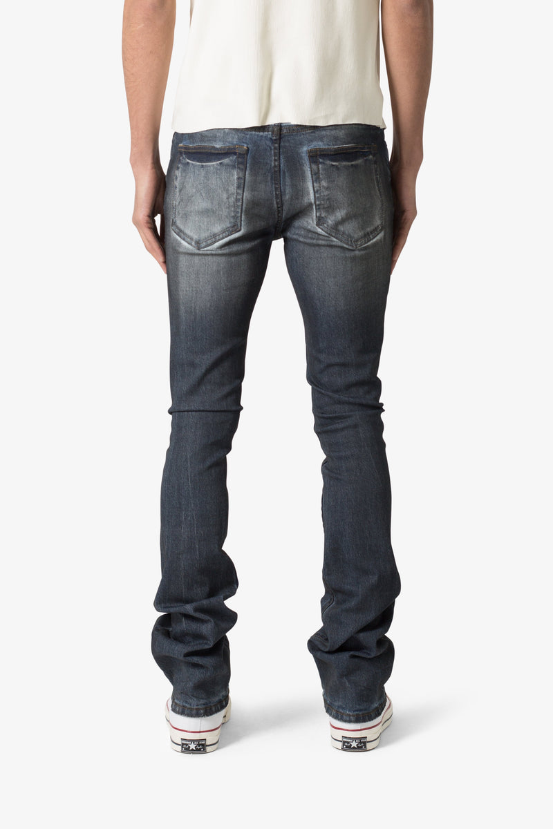 X385 Skinny Stacked Denim - Blue | mnml | shop now