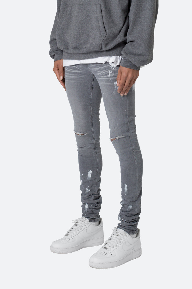 X504 Skinny Denim - Grey | mnml | shop now