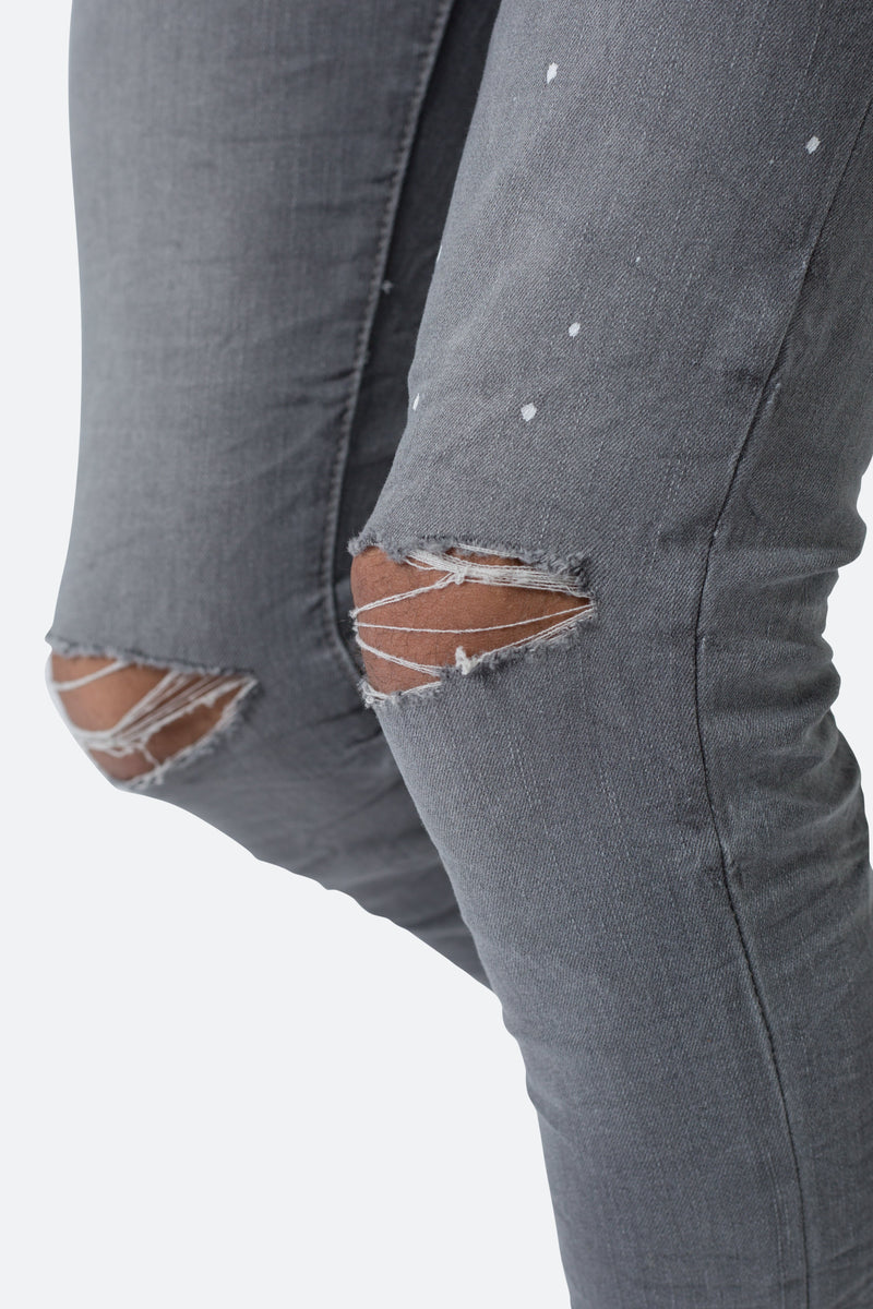 X504 Skinny Denim - Grey | mnml | shop now